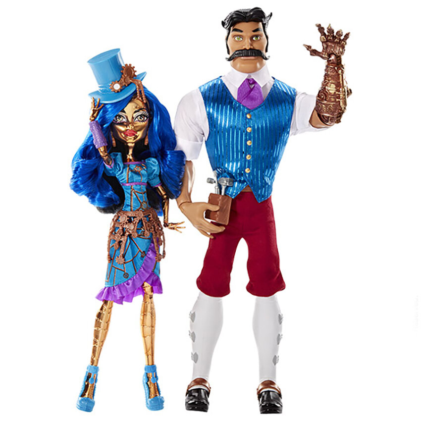 Куклы Монстер Хай Робекка и её папа Хексикай Стим Сан Диего Комик-Кон 2016 Monster High SDCC Robecca & Hexiciah Steam.
