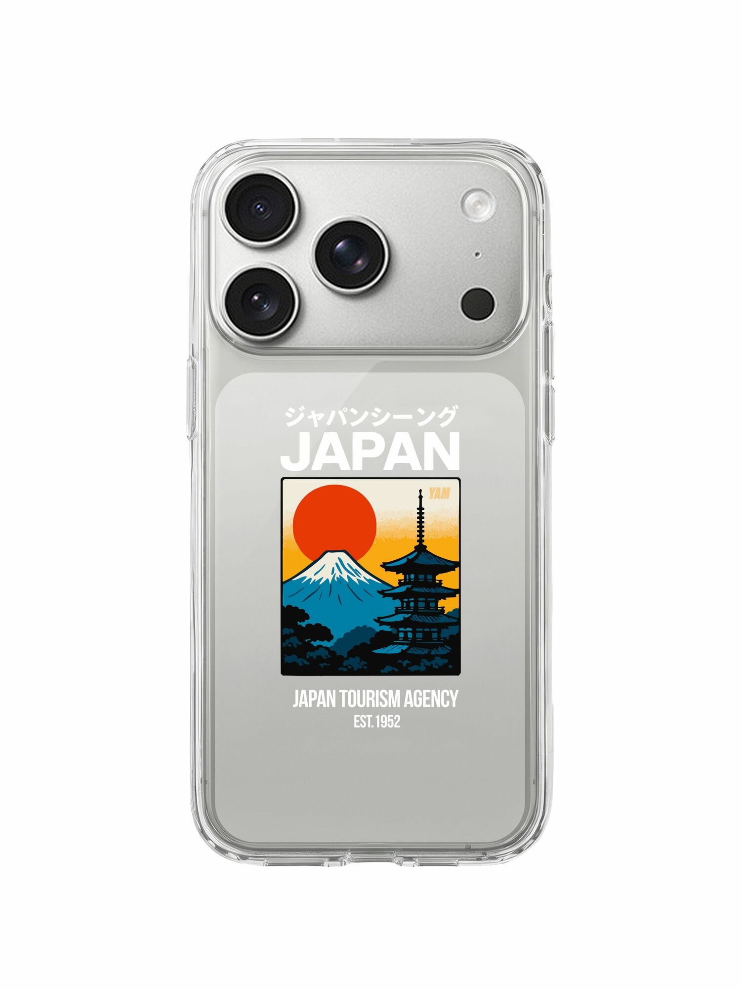 Чехол на iphone 17 Pro прозрачный