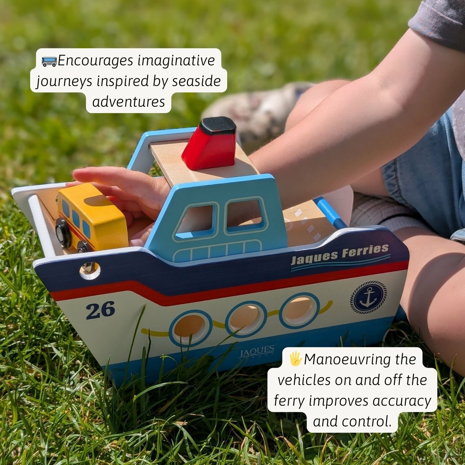 Подарочный набор Паром деревянный Jaques of London Toy Ferry Boat - Wooden Toy