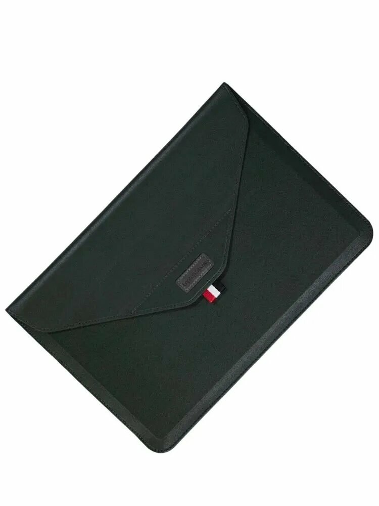 Хит продаж. Чехол папка для ноутбука с диагональю 15.4-16.1", для MacBook Pro, Air с регулируемой подставкой, с застежкой на липучке, зеленый / сумка для макбука