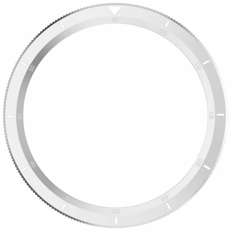 (1 штука)Xiaomi Watch S4 /S3 универсальный безель из нержавеющей стали-серебристая шкала
