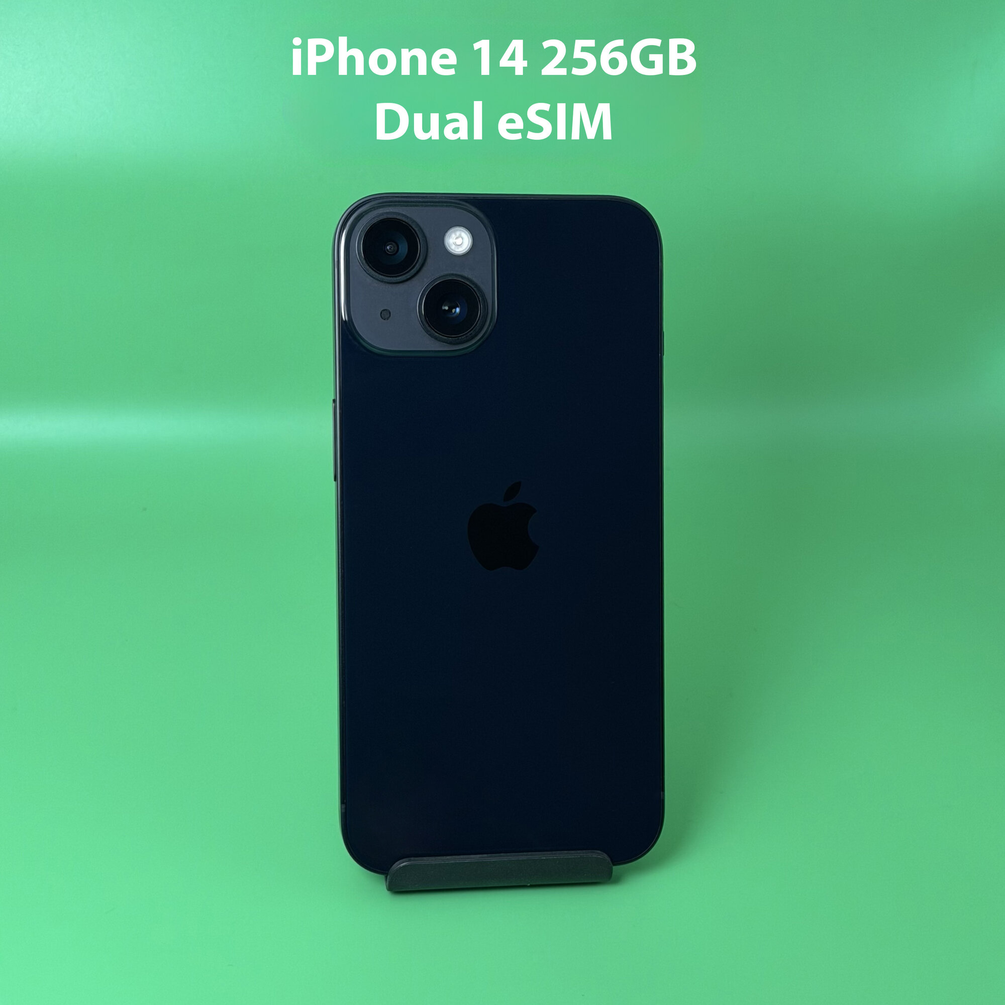 Смартфон Apple iPhone 14 256 ГБ, Dual eSIM, тёмная ночь (Midnight)