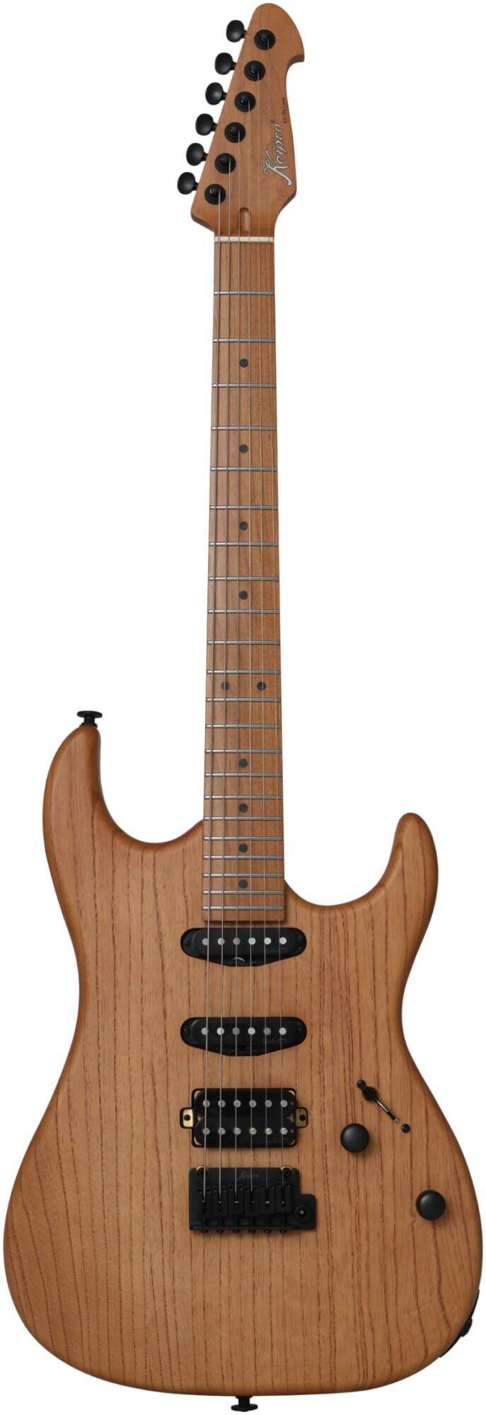 KEIPRO KS-Deluxe Ash-M H.H NT - электрогитара, Stratocaster, чехол в комплекте