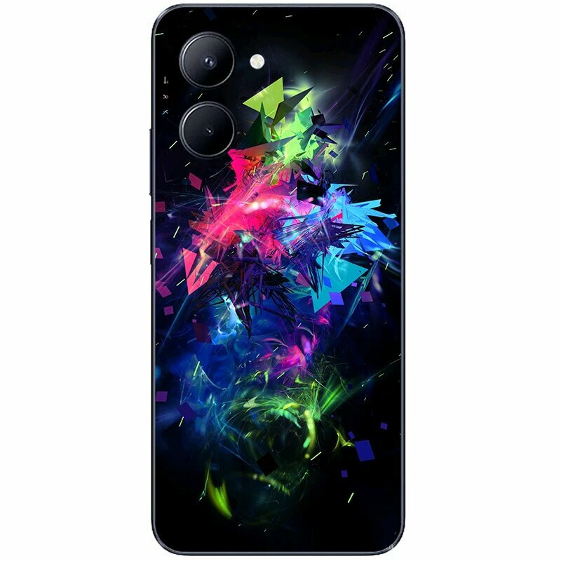 Чехол Realme C33 черный, B152, силикон