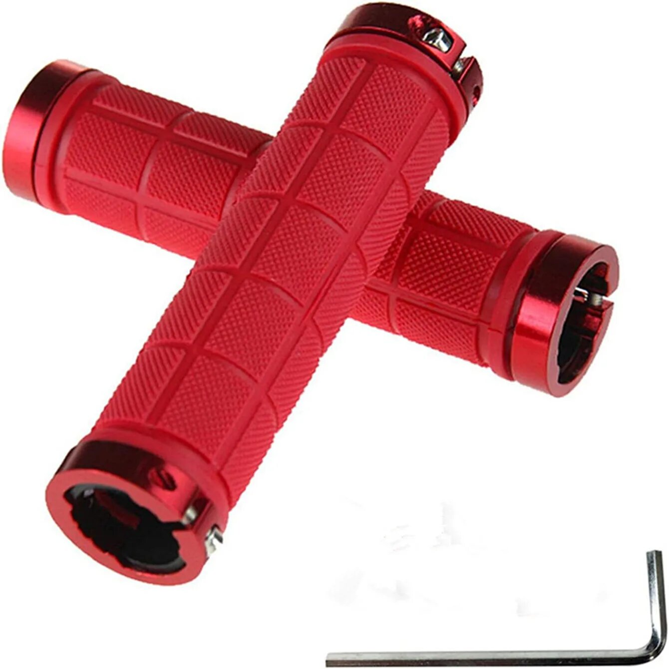 Резиновые ручки для руля ECIOSL 22 мм Красный, Red