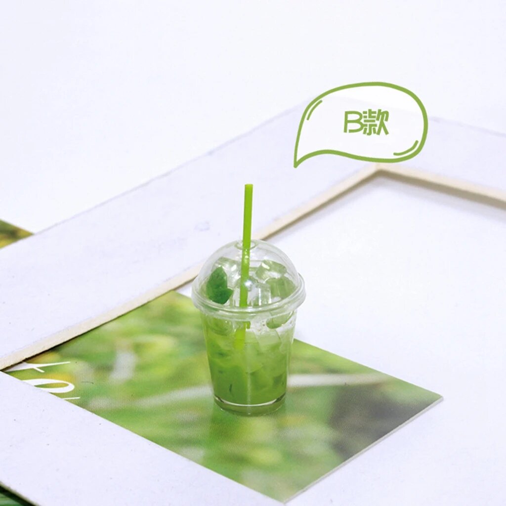 Миниатюрный напиток Matcha, зеленый, B 1 PCS