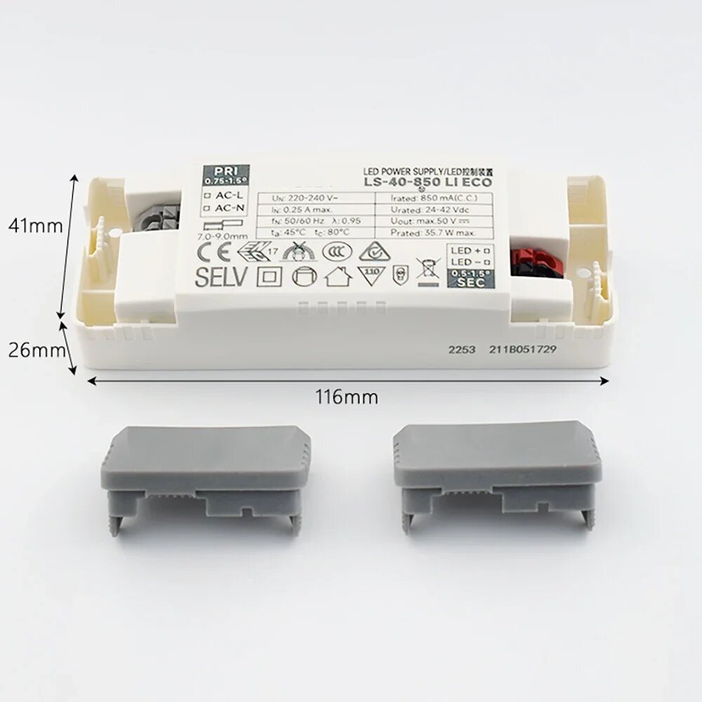 Балласт для светодиодов LS-40-600 LI ECO LS-40-750 LI ECO LS-40-850 LI ECO LS-40-1000 LI ECO для контроллера Eaglerise