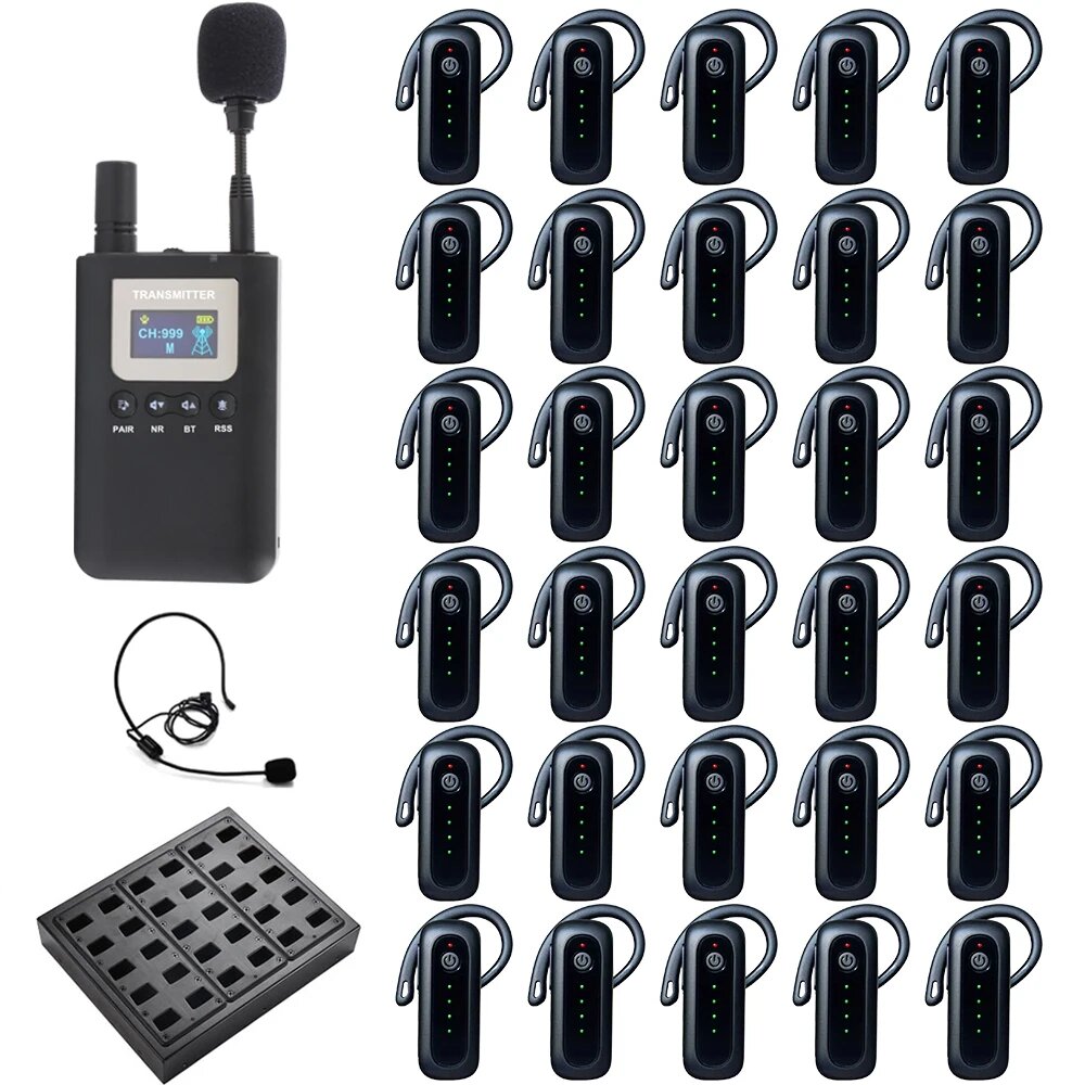 Беспроводной аудиогид Whisper Tour Guide 1T and 30R 718RD