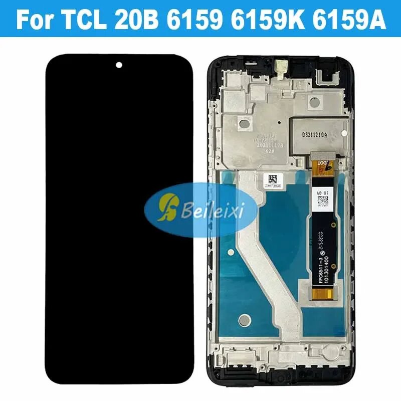 Дисплей для TCL 20B 6159 6159A 6159K Black With Frame