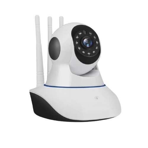 IP камера с функцией видеоняни IP camera P2P HD Wi-Fi / Видеонаблюдение за ребенком, за домом / Поворотная беспроводная камера видеонаблюдения с микрофоном и динамиком, белый