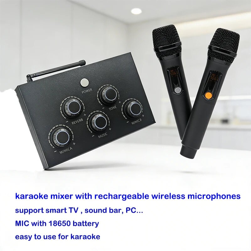 Беспроводной караоке микрофон K3R rechargeable mic