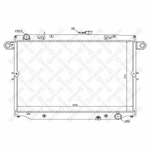 Основной радиатор (двигателя) Stellox 1025440SX для Toyota Land Cruiser