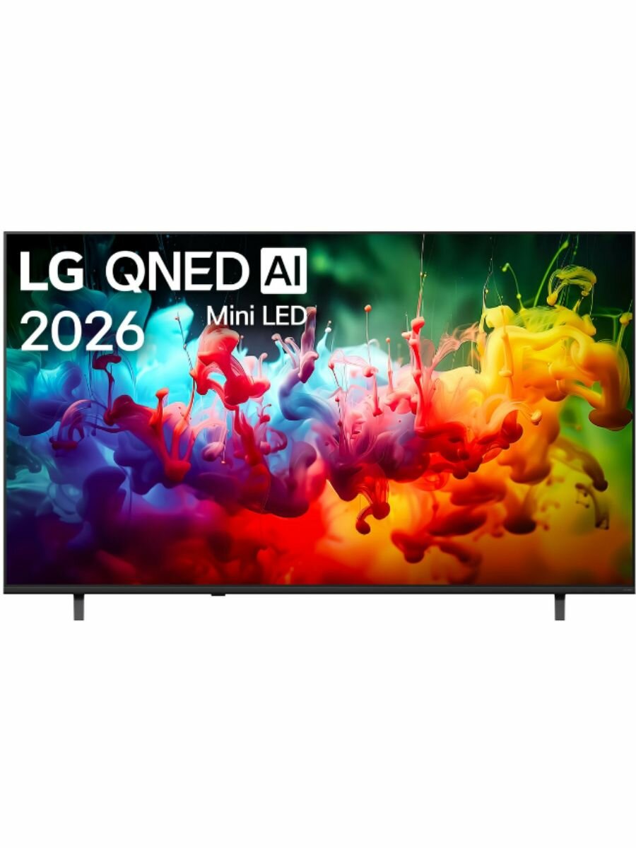 Телевизор LG 75QNED70B6A. Arug, черный, 75", технология QNED, 4К, Smart TV, мини-LED