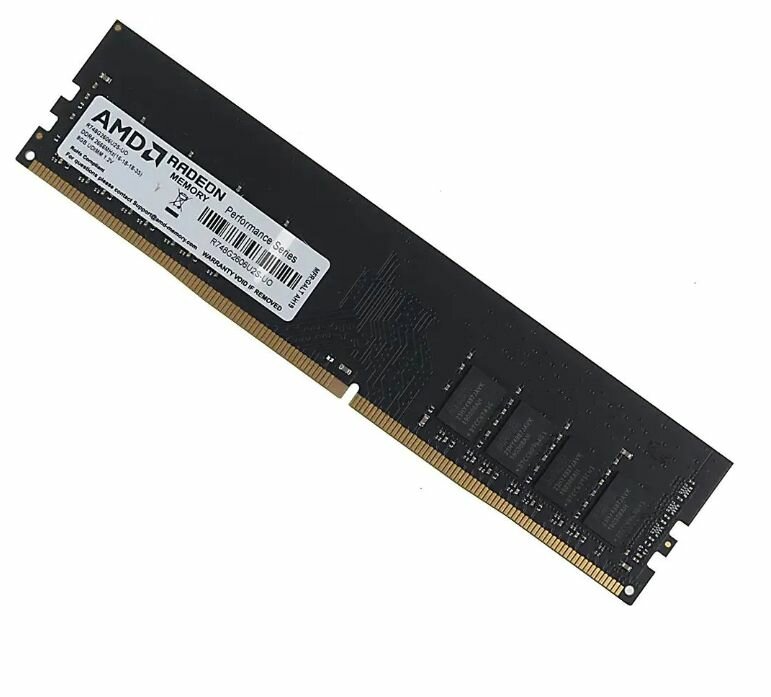 Оперативная память AMD R7 (R748G2606U2S-UO) DIMM DDR4 8 ГБ - 1 шт, 2666 МГц