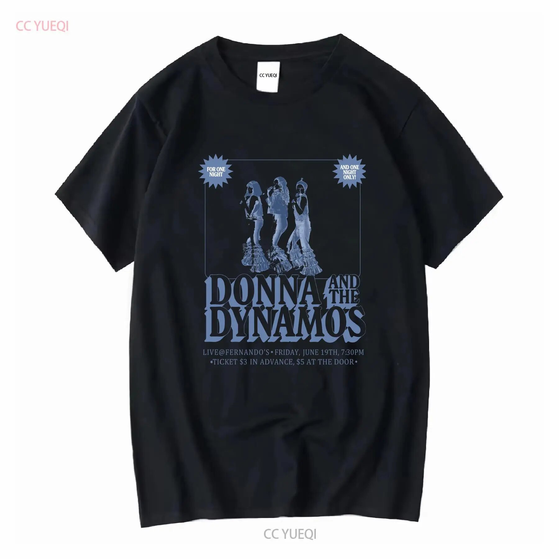 Футболка Donna And The Dynamos, темно-синий, 5XL