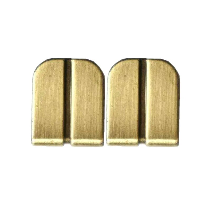 Металлические зажимы для книг с бронзовым декором 2pcs