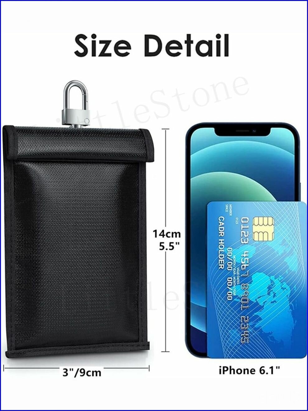 Мобильный телефон, RFID-карта, ключ от машины и другие сигнальные щиты, сумки для защиты помех беспроводного сигнала, с огнестойкими водонепроницаемыми функциями