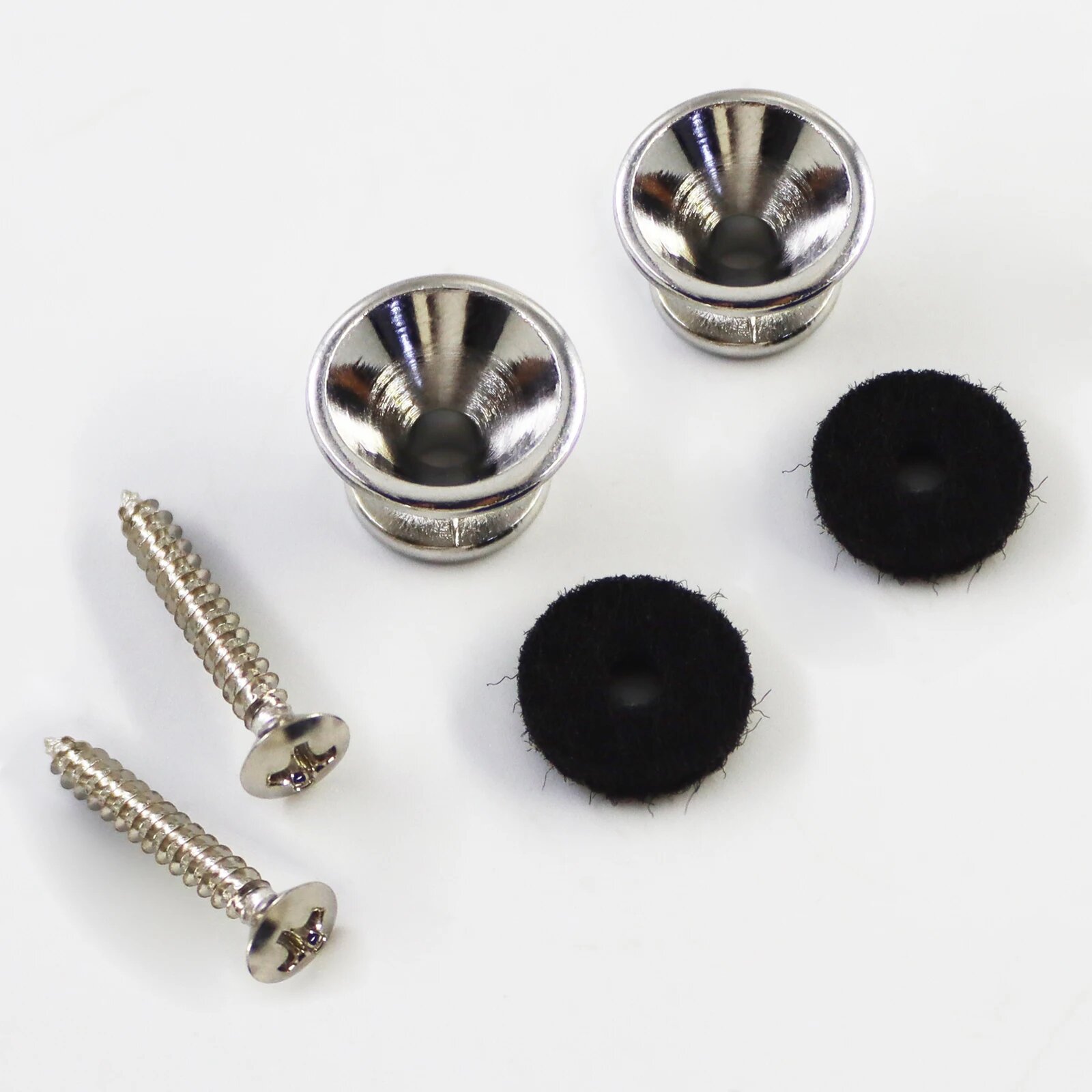 Кнопки для гитарного ремня Premium Alloy черный/золотой/хром Chrome Set