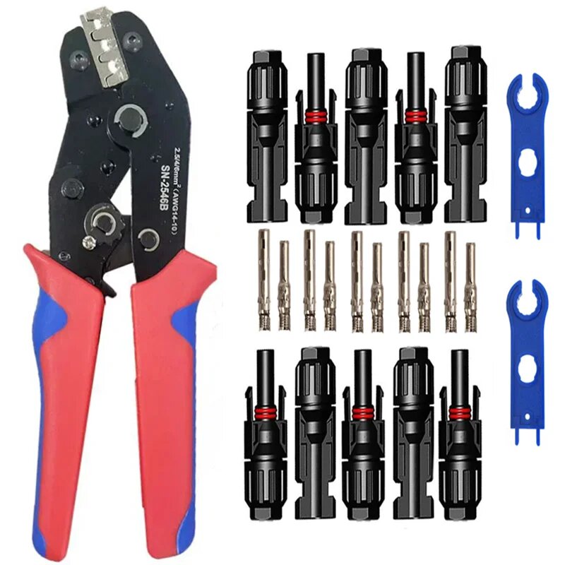 Плоскогубцы для опрессовки солнечных соединителей SN 2546B SN-2546B Kit