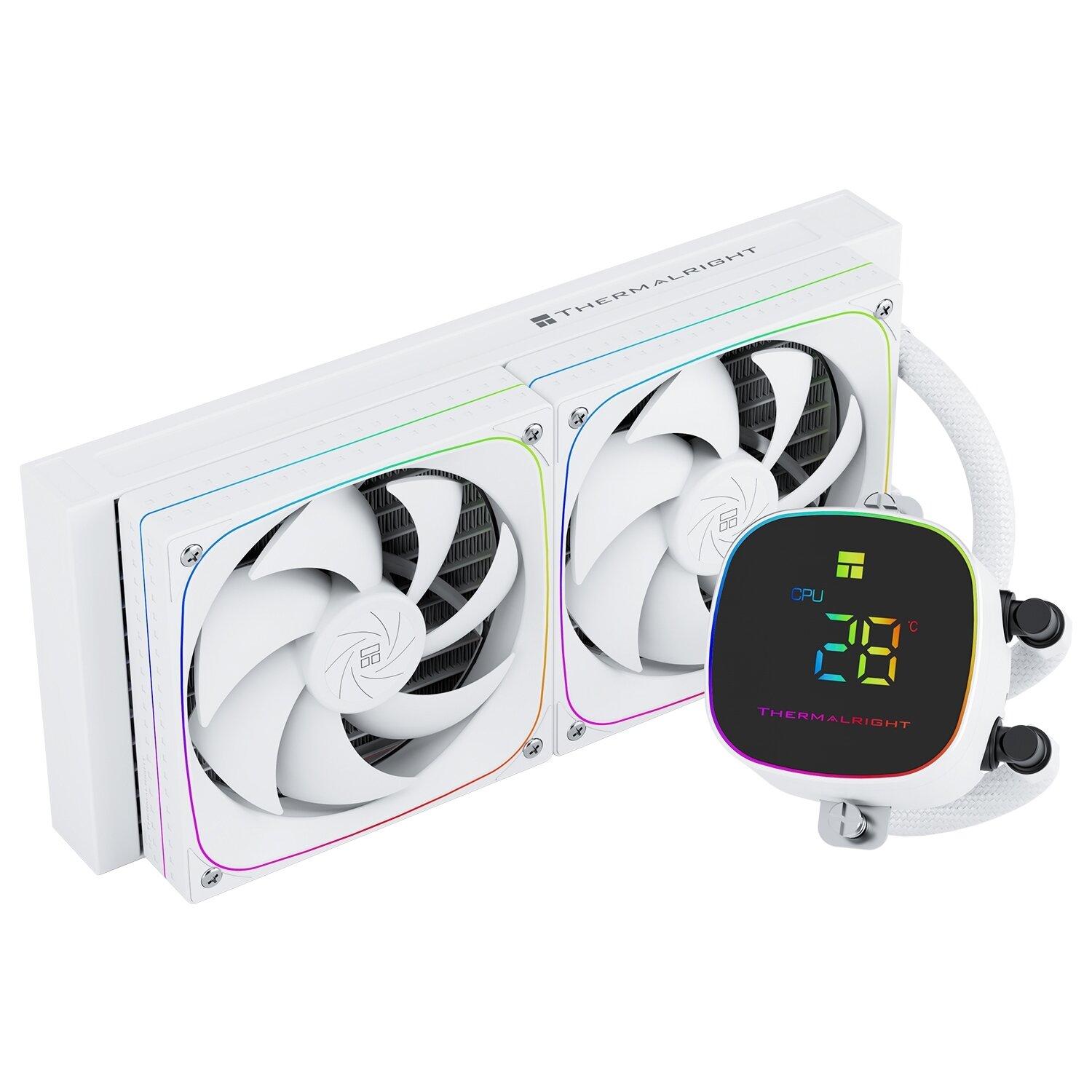 Водяное охлаждение Frozen Horizont 240 digital ARGB White