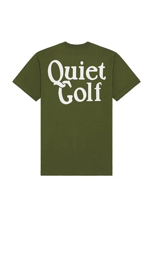 Футболка QUIET GOLF, 1 шт., размер L, Olive — фото 1