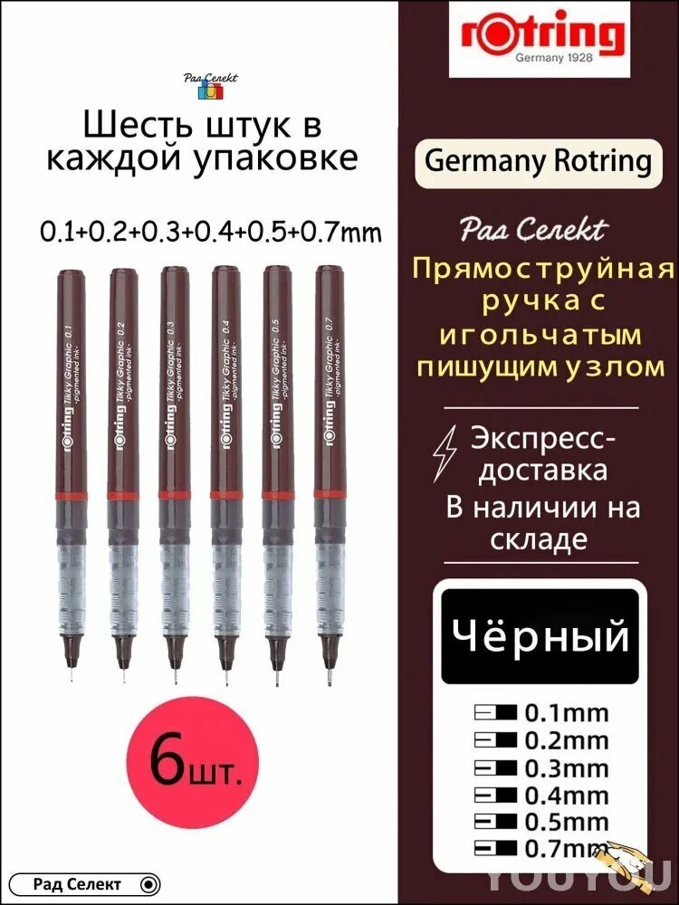 Эксклюзивный инструмент для черчения Rotring Isograph, гарантирующий безупречную графику
