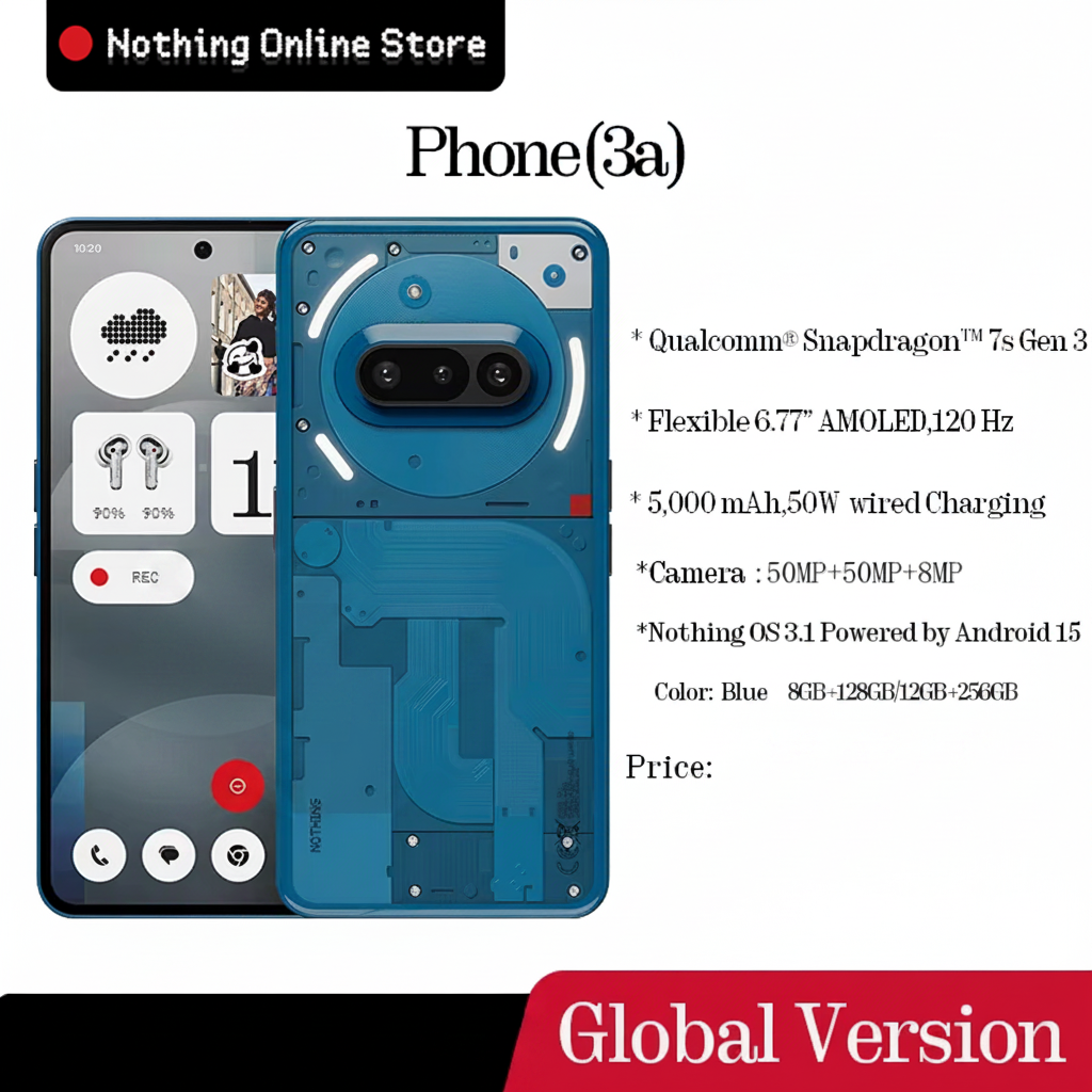 Смартфон NOTHING Phone (3a), 12/256ГБ