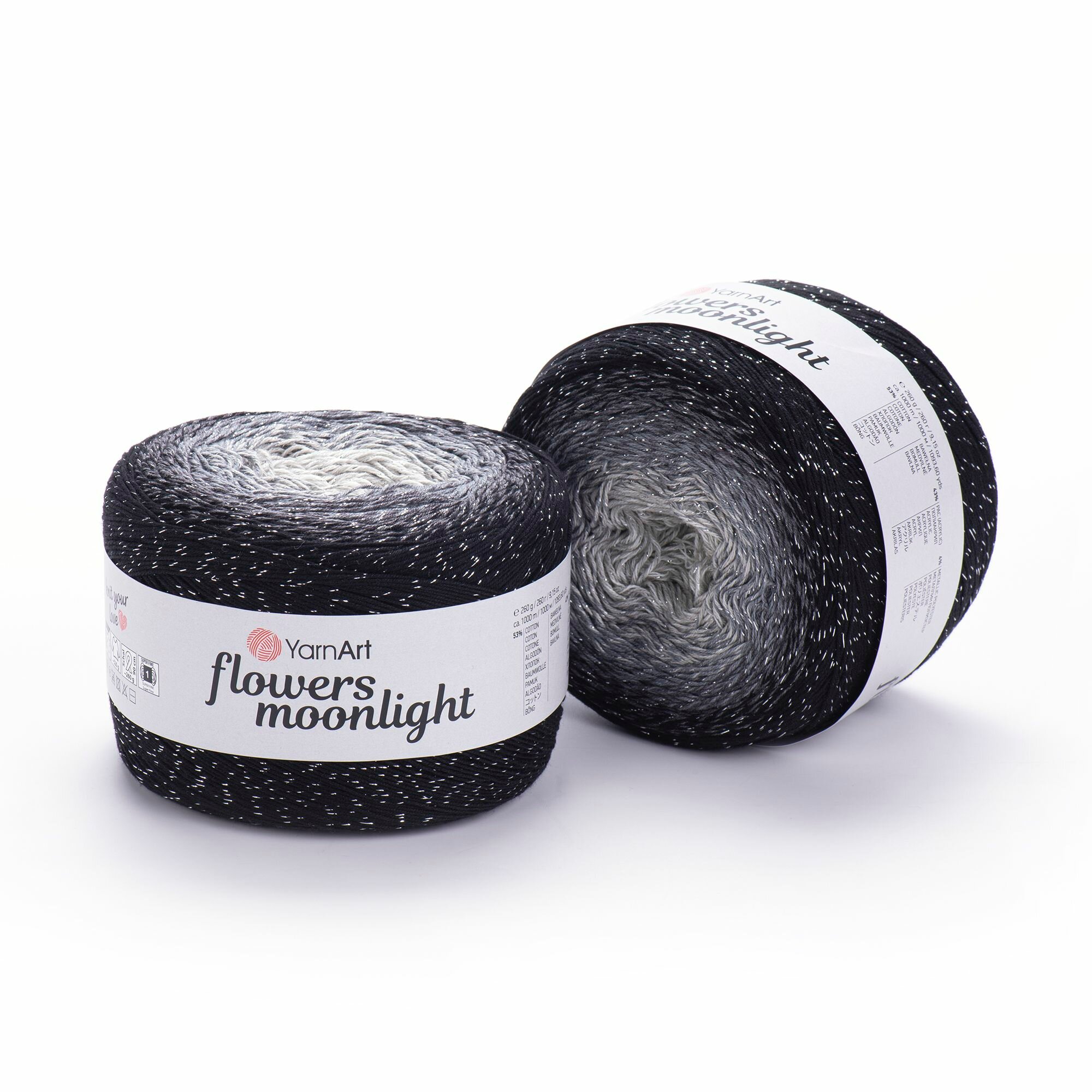 Пряжа YarnArt Flowers Moonlight 3253 (1 моток по 260г/1000м)