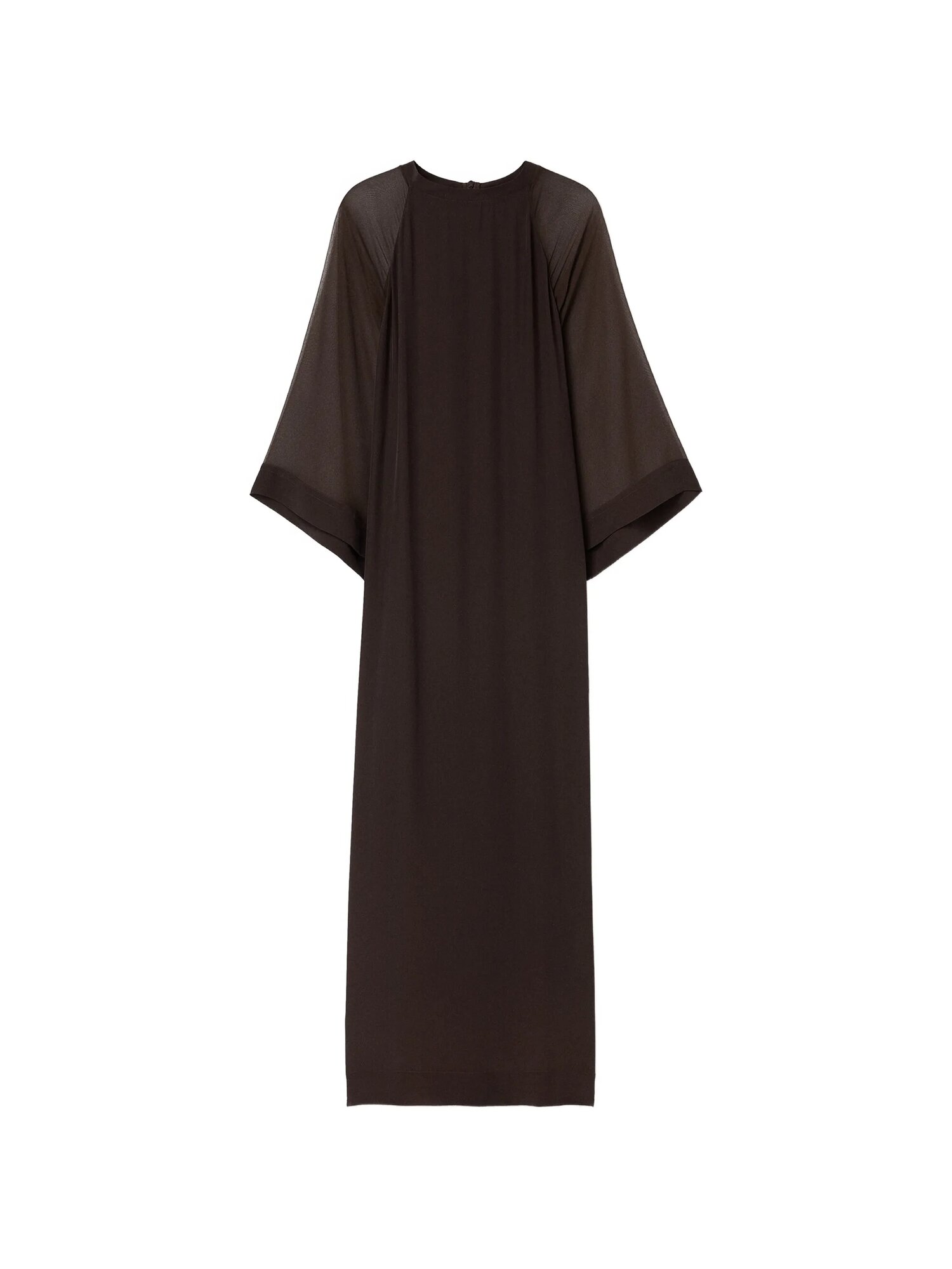 Платье Sheer-panelled flared-sleeve dress