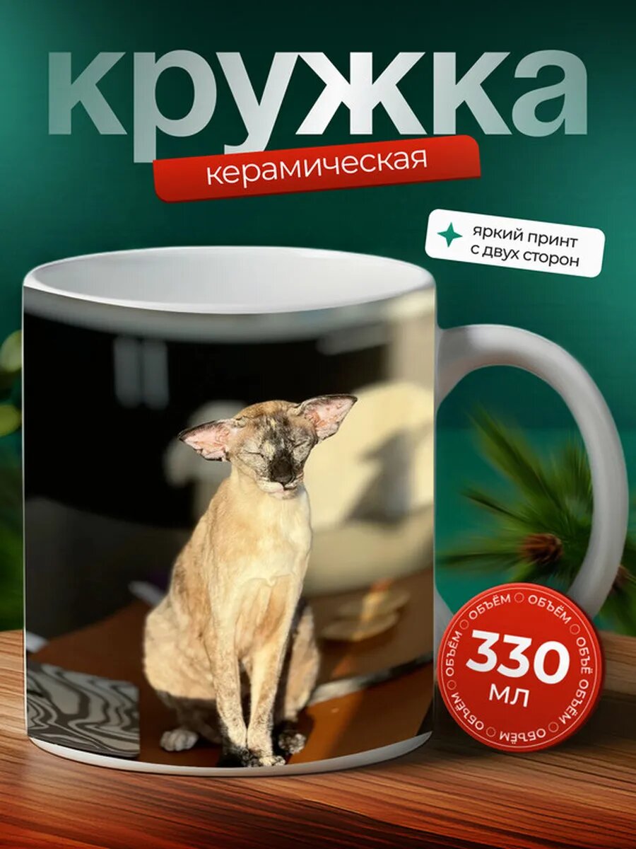Кружка Ориентальная длинношерстная кошка 21,