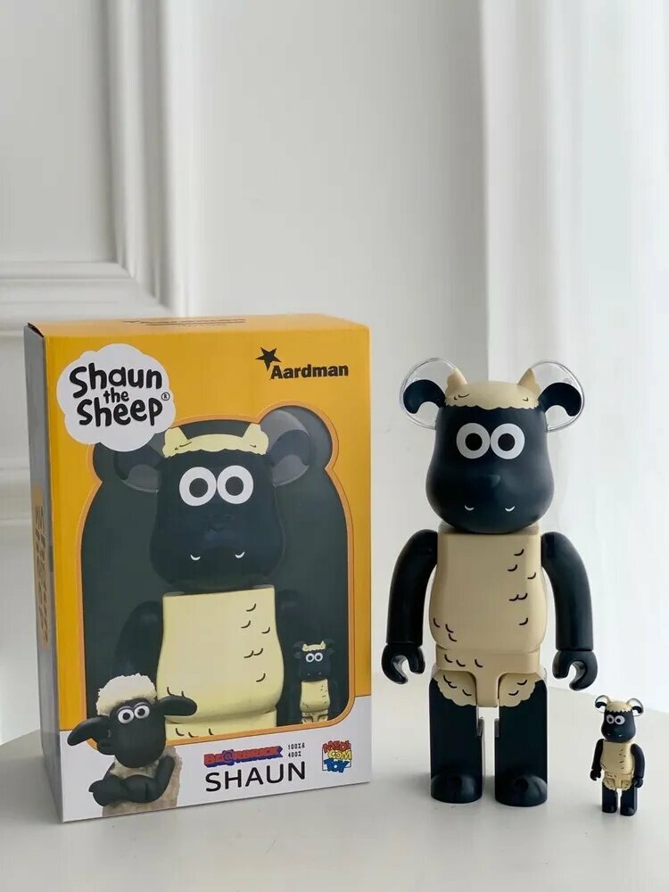 Bearbrick400%+100% Статуя Ограниченной Серии, Игрушка Для Дома, Подарок,28, белый, черный