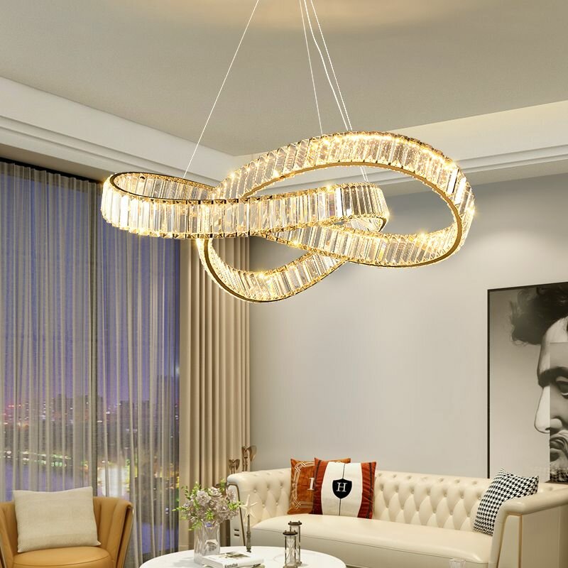 Cassina LED люстра 68 Вт потолочный светильник для гостиной 600mm — фото 1