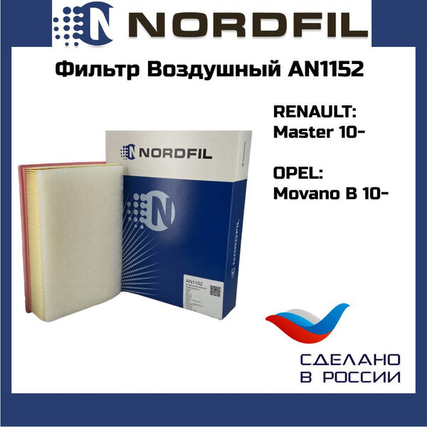 Фильтр воздушный NISSAN NV400 OPEL MOVANO B RENAUL