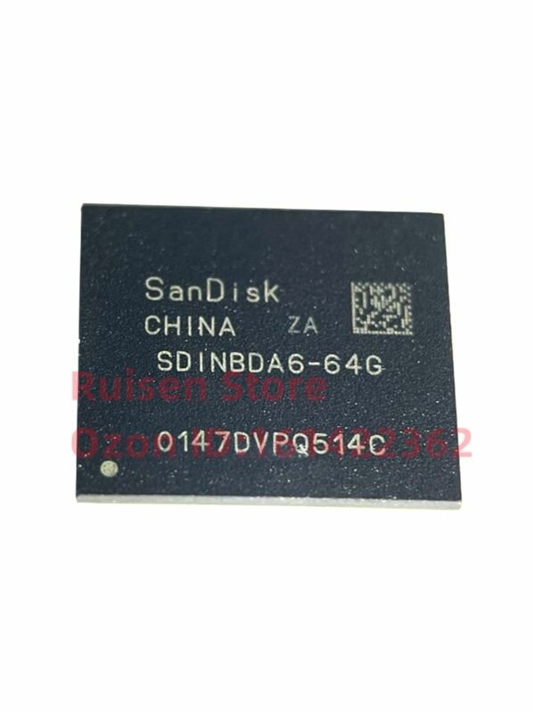 Микросхемы памяти SDINBDA6-64G 64GB eMMC 5.1 FBGA153