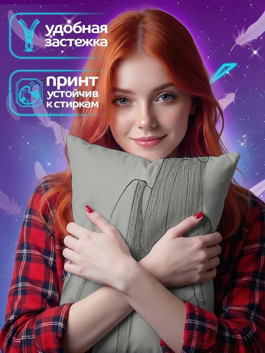 Подушка дакимакура Девушка в сари — фото 1