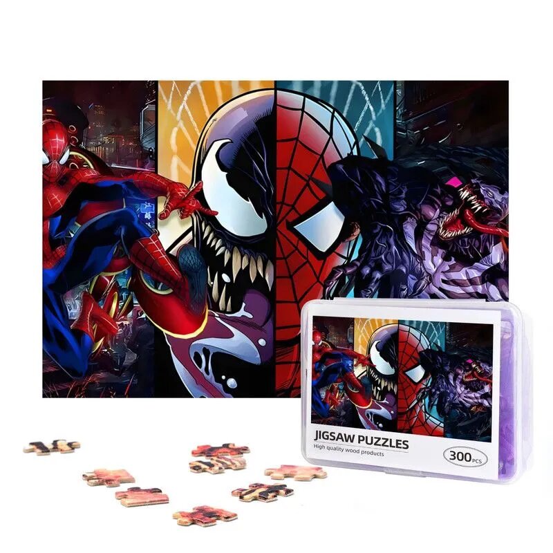 Spider-Man Деревянный пазл Марвел Деревянные пазлы Человек-паук Marvel