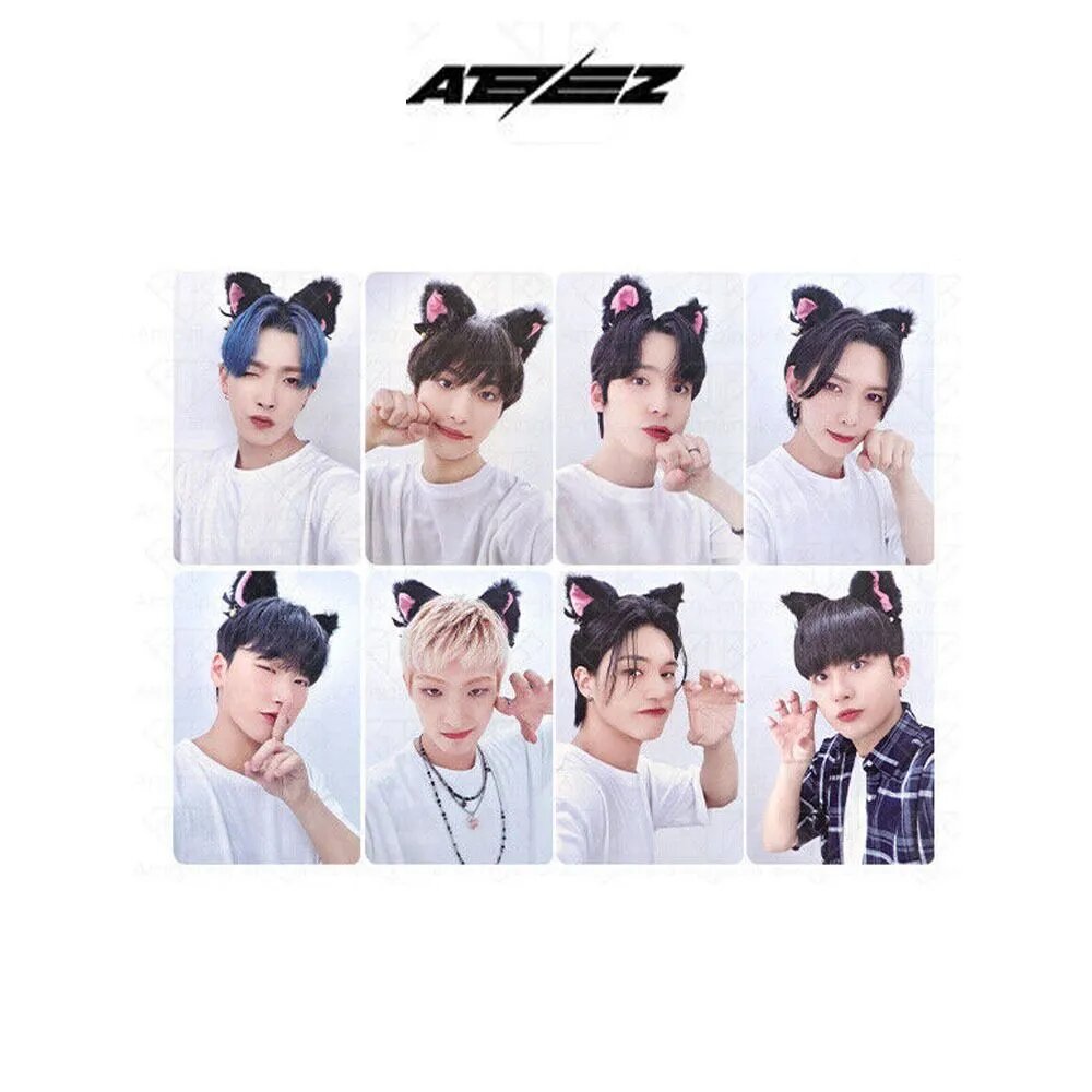 ATEEZ альбом карты THE WORLD EP.2 OUTLAW Makestar карточки KPOP Коллекционные фотокарточки