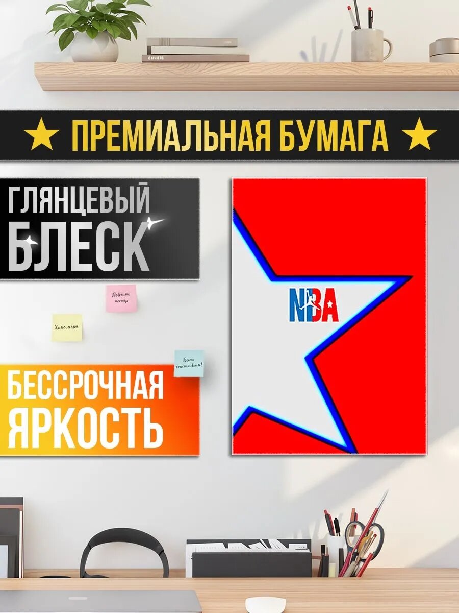 Постер на стену NBA star — фото 1