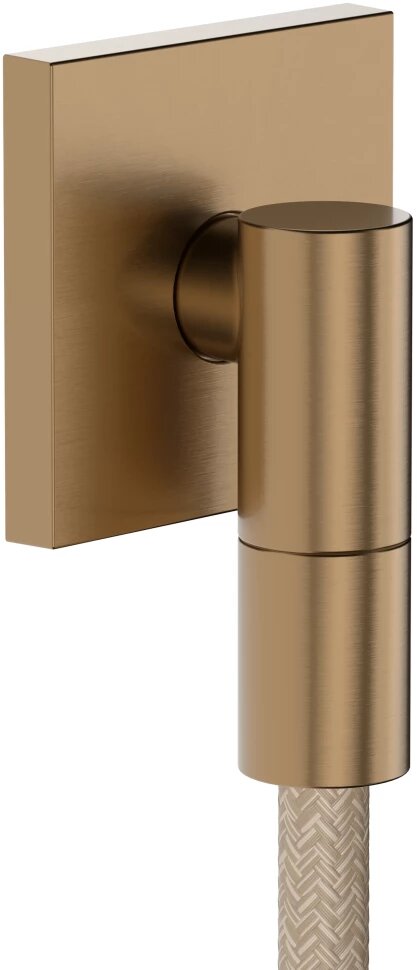 Подключение для душевого шланга Hansgrohe FixFit Fine E 28883140 бронза