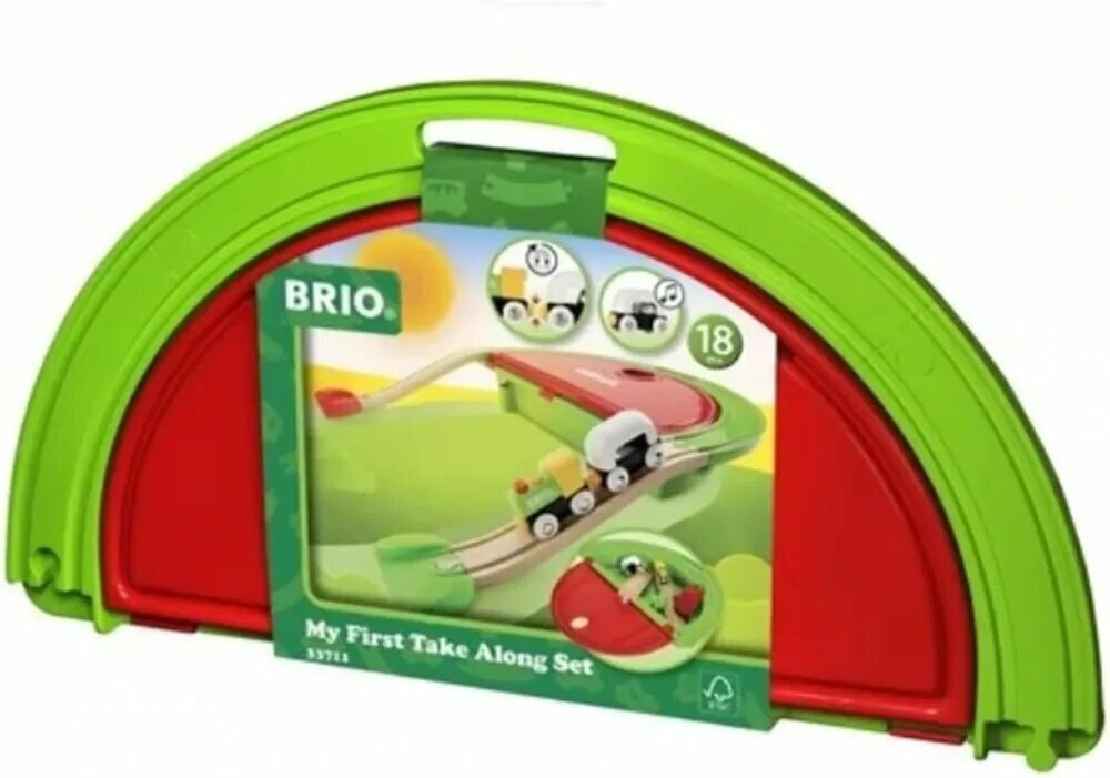 BRIO Портативный набор дорожек "Мой маленький поезд" (старая коробка) -33711