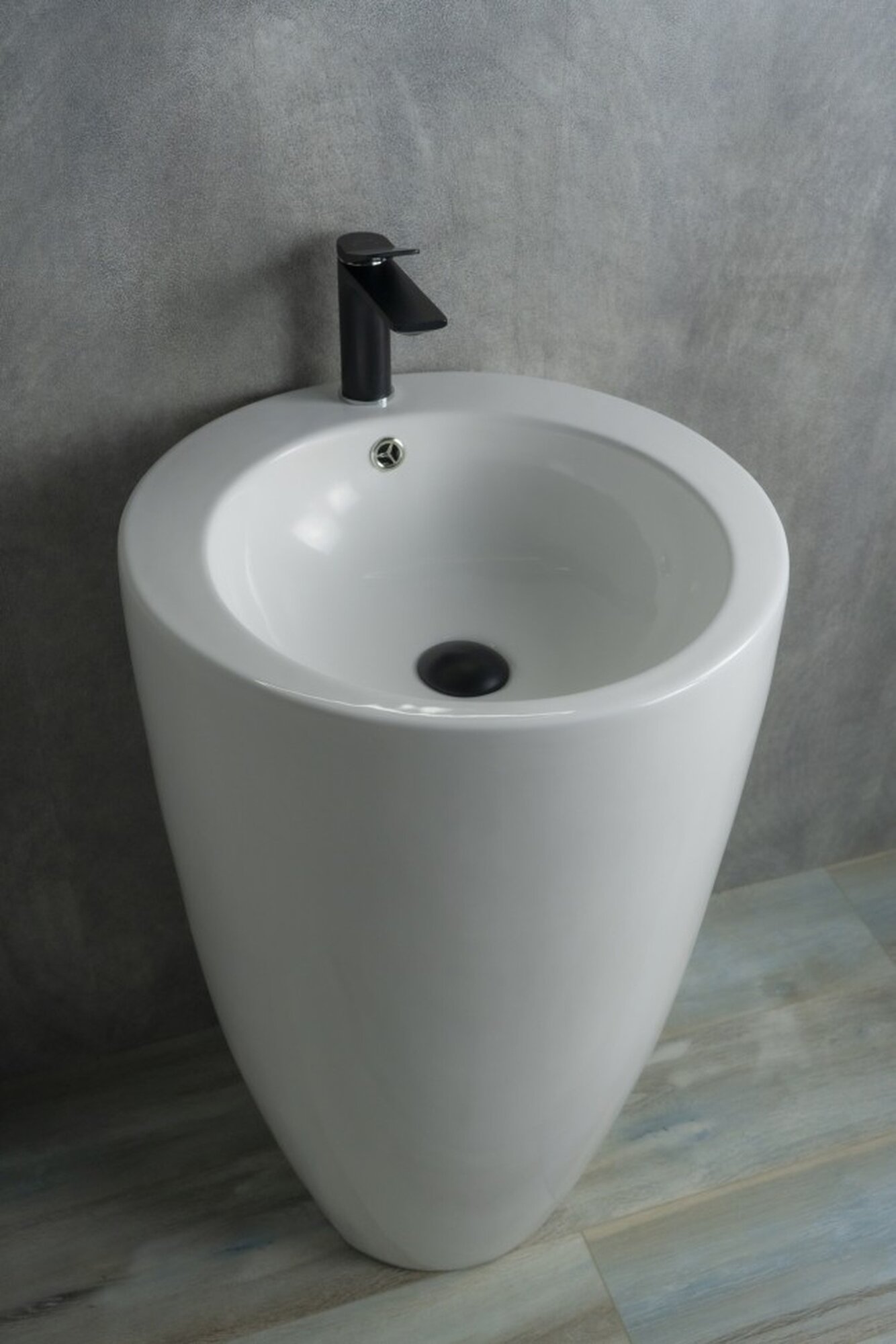 Раковина Gid Nb133 81106, накладная, цвет белый, размер 49x49x82