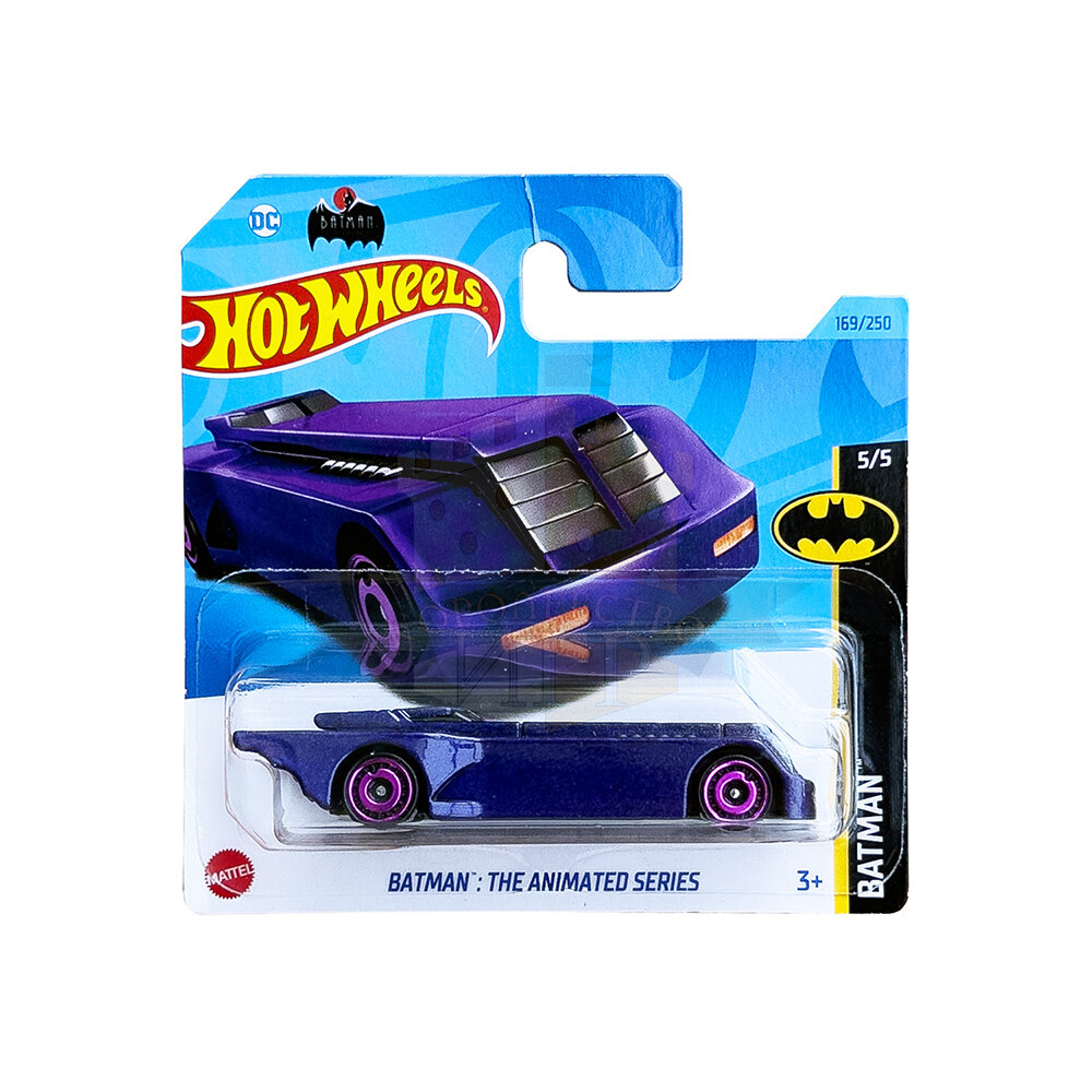 Машинка Mattel Hot Wheels Batman: The Animated Series, фиолетовый, арт. HKH00 169/250