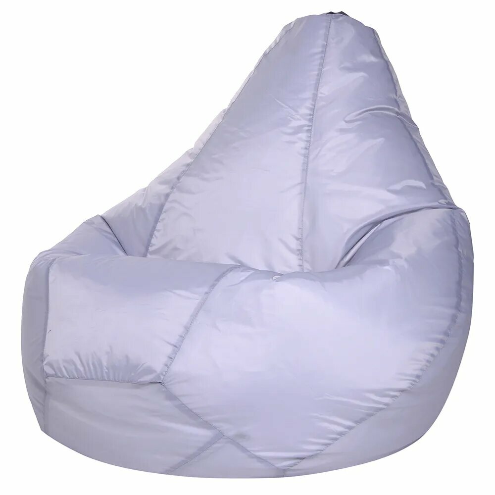 Bean-Bag Кресло-мешок Груша, Оксфорд, Размер XXXXL, серый