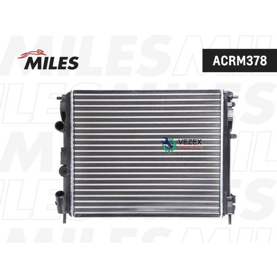 MILES ACRM378 Радиатор (механическая сборка) RENAULT LOGAN CLIO II LADA LARGUS (NISSENS 63809) ACRM378