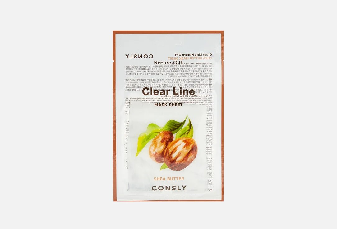 CONSLY Shea Butter Тканевая маска для лица 25мл