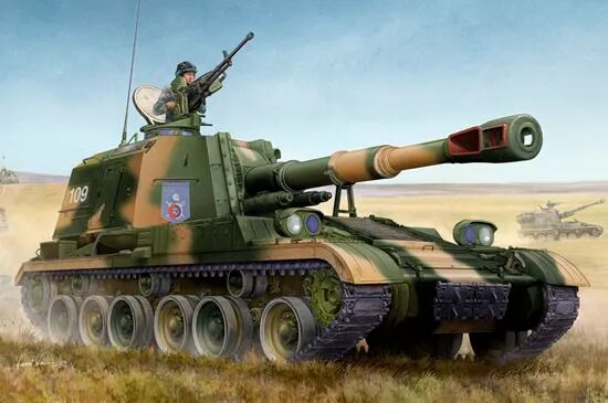 1/35 Китайская самоходная гаубица PLZ-83A Сборочная модель, масштабная модель танка