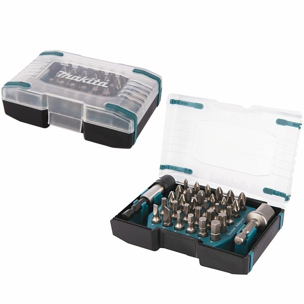 Набор бит Makita D-65084 32 предмета в кейсе , магнитный держатель