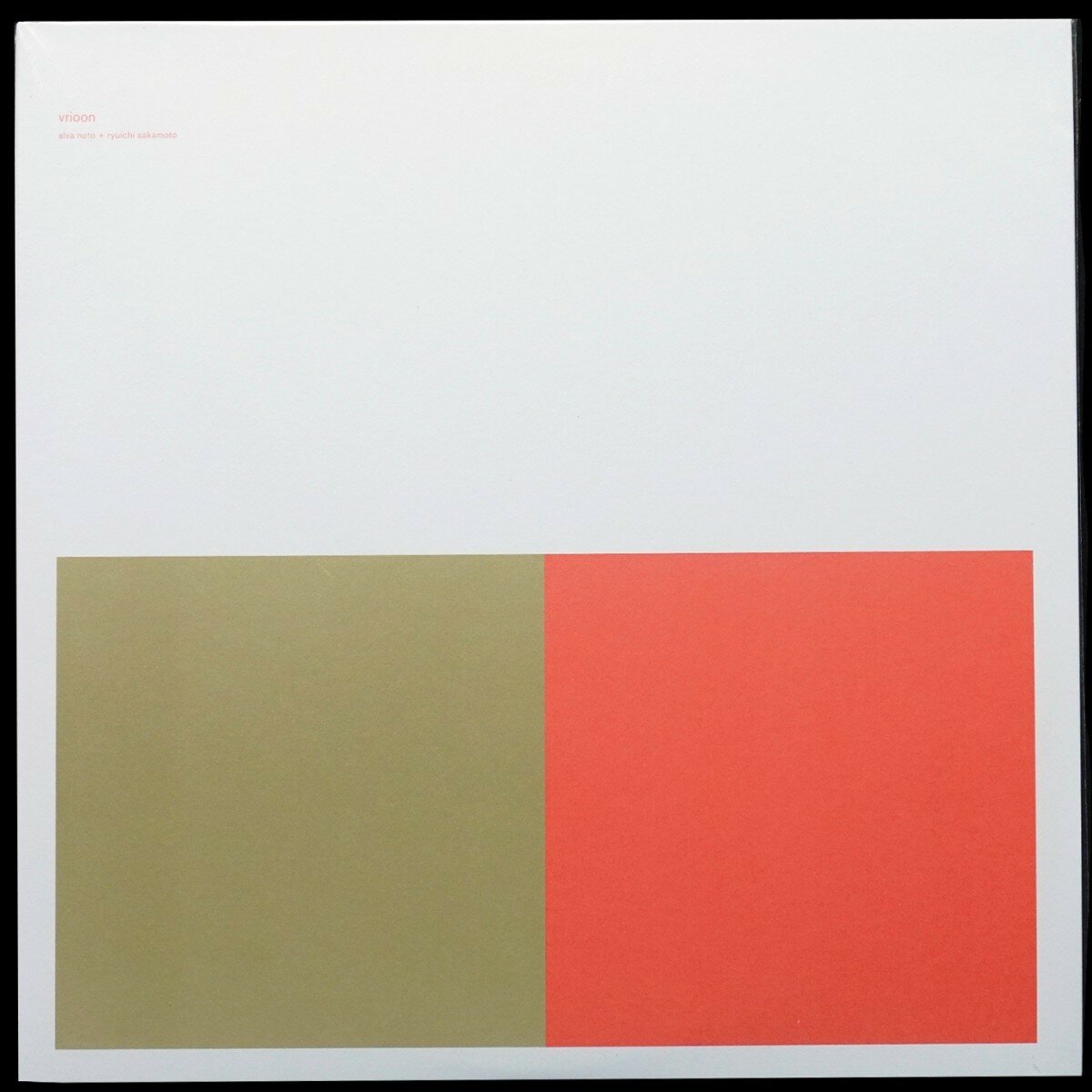 Виниловая пластинка Noton Alva Noto + Ryuichi Sakamoto – Vrioon (2LP)