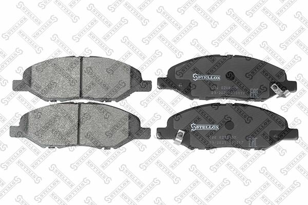 STELLOX Тормозные колодки передние для Nissan Tiida 1.6/1.8/1.5D 07>