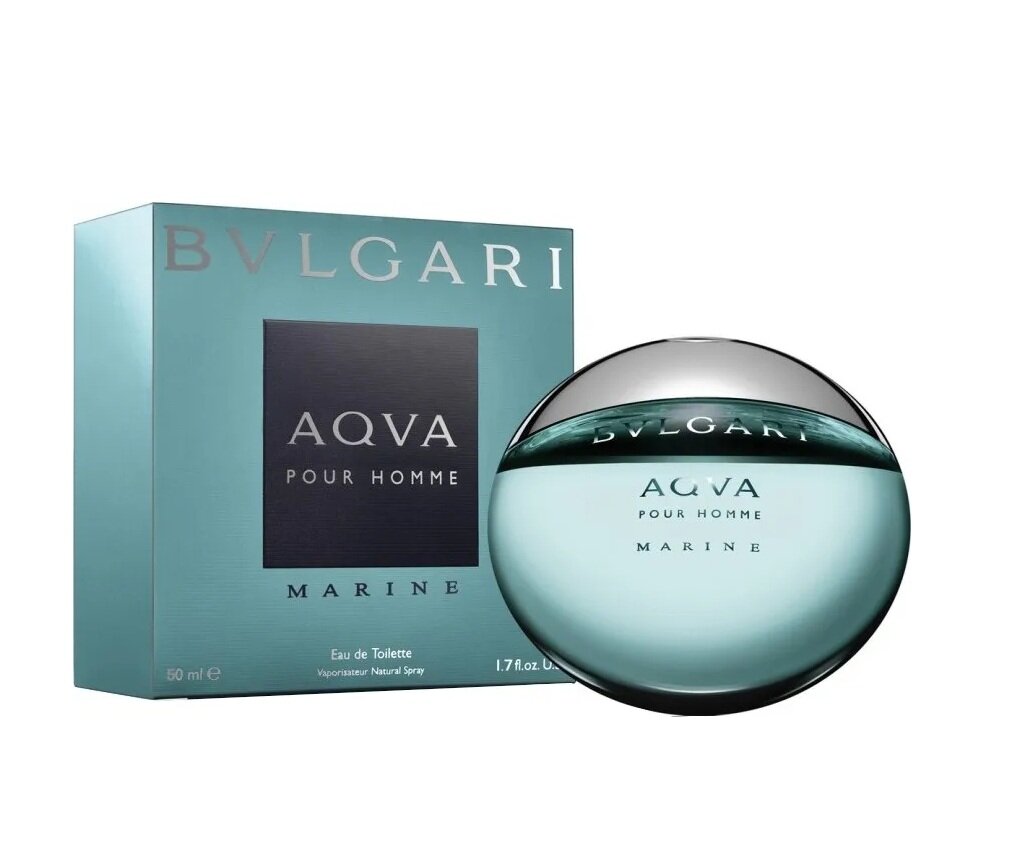 BVLGARI Aqva Pour Homme Marine 50 мл туалетная вода для мужчин, фужерные, водные